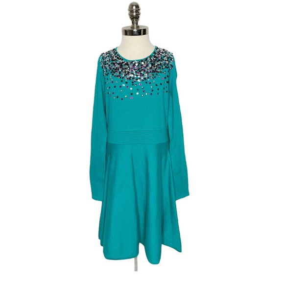 Milly Minis | Dresses | Milly Minis Sequined Sweater Dress 2 | Poshmark